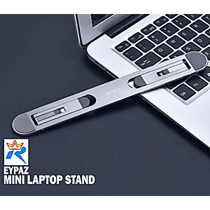 REYPAZ Notebook, Laptop Stand for Desk - Adjustable Ergonomic Aluminum Computer Holder for Laptop - Portable Laptop Holder for Home, Office Desk etc