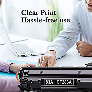 (1 Pack) CF283A Toner Cartridge Replacement for HP 83A Pro MFP M225dn M225dw M125a M125nw M126a M126nw M125r M125ra M125rnw Printer Toner.