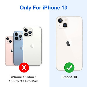 SPORTLINK Compatible with iPhone 13 Running Armband - Cell Phone Armband Holder for Running with Clear Shockproof Case & Phone Ring Holder for Workout Sports Fitness