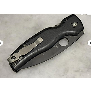 Titanium Deep Pocket Clip with Stainless Screws For Spyderco Shaman C229GP