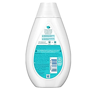 Johnson's Ultra-Hydrating Tear-Free Kids' Shampoo with Pro- Vitamin B5 & Proteins, Paraben-, Sulfate- & Dye-Free Formula, Hypoallergenic & Gentle for Toddler's Hair, 13.6 fl. oz