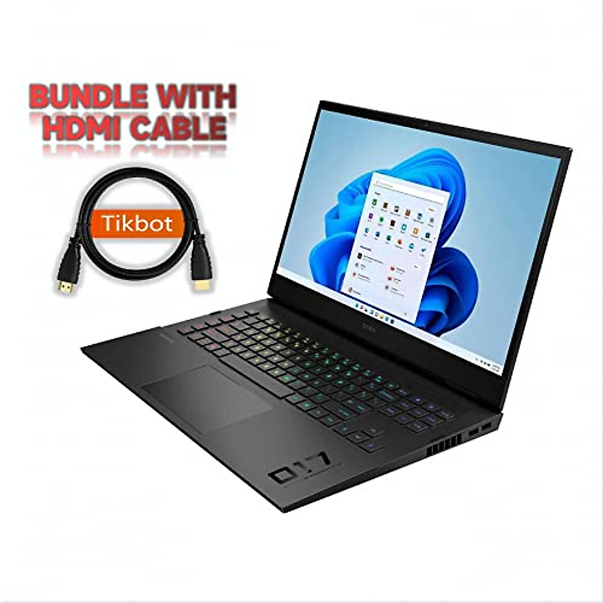 HP OMEN 17.3" QHD(2560 x 1440) 165Hz Gaming Laptop, 14 cores 12th Gen Intel i7-12700H, GeForce RTX 3070Ti (TGP 150W), RGB Backlit KB, B & O, Wi-Fi 6E, Thunderbolt 4, Win 11 (16GB DDR5 | 1TB PCIe SSD)