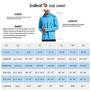 BALEAF Mens Sun Protection Hoodie Shirt, UPF 50+ UV SPF T-Shirts with Mask Rash Guard Fishing Lightweight, 01-Gray, Large, Long Sleeve