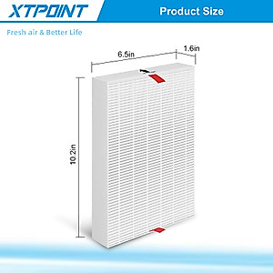 HPA300 Replacement HEPA Filter R for Honeywell HPA300 Series Air Purifiers HPA300, HPA300VP, HPA304, HPA3300, HPA5300 & HPA8350, Replace HRF-R3 (9 HEPA)