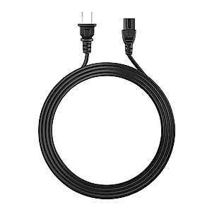Jantoy AC in Power Cord Outlet Socket Cable Plug Lead Compatible with Panasonic Sony PlayStation ETC 195, Sony PlayStation PS1 & Sony PlayStation PS2