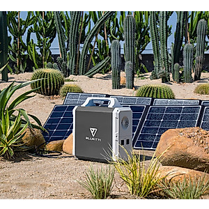 BLUETTI Solar Generator AC200P with 3 SP200 Solar Panels Included, 2000Wh Portable Power Station w/ 6 2000W AC Outlets, LiFePO4 Battery Pack Solar Powered Generator for Home Use, Trip, Power Outage