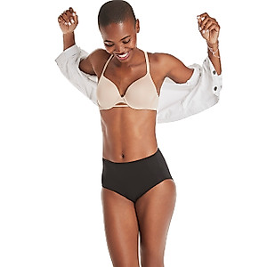 Hanes Womens Cool Comfort Microfiber Brief Underwear, 10-pack (Colors May Vary), MX40AS