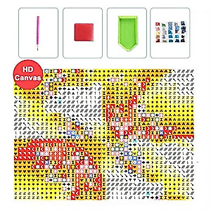 Bimkole 5D Diamond Painting Kits Angel Ballerina Woman, Full Drill Flower DIY Rhinestone Embroidery Set Paint with Diamonds Art by Number Kits Cross Stitch Home Wall Craft Decoration (12x16inch)