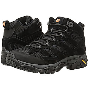 Merrell Men's Moab 2 Vent Mid Hiking Boot, Black Night, 11.5 M US