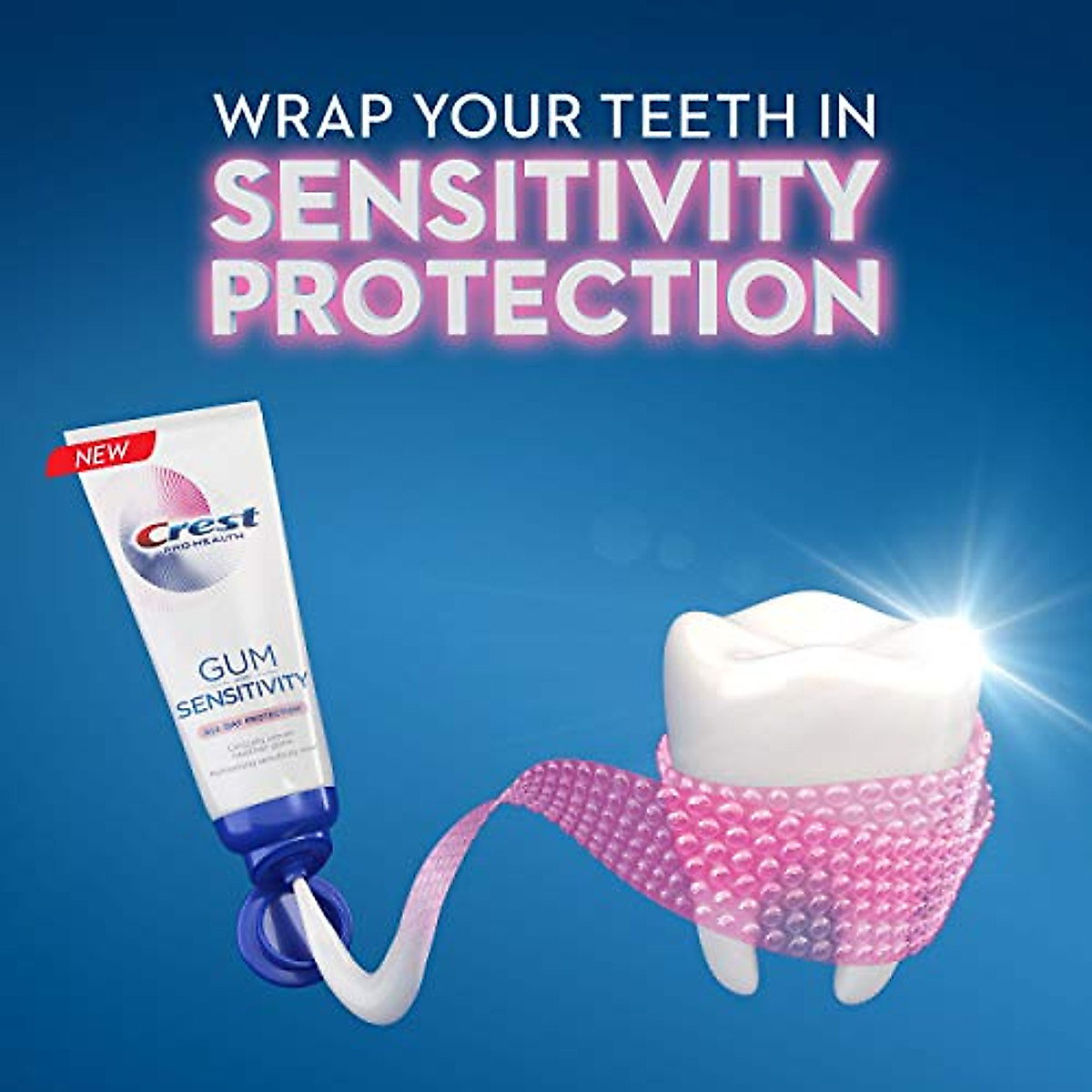Crest Pro-Health Gum and Sensitivity, Sensitive Toothpaste, All Day Protection, 4.1 oz
