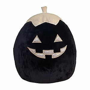 Squishmallow Official Kellytoy Halloween Squishy Soft Plush Toy Animals (Paige Black Pumpkin, 5 Inch)