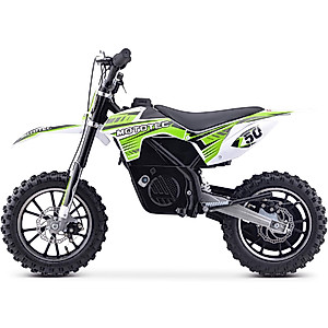MotoTec 24v 500w Gazella Electric Dirt Bike Green