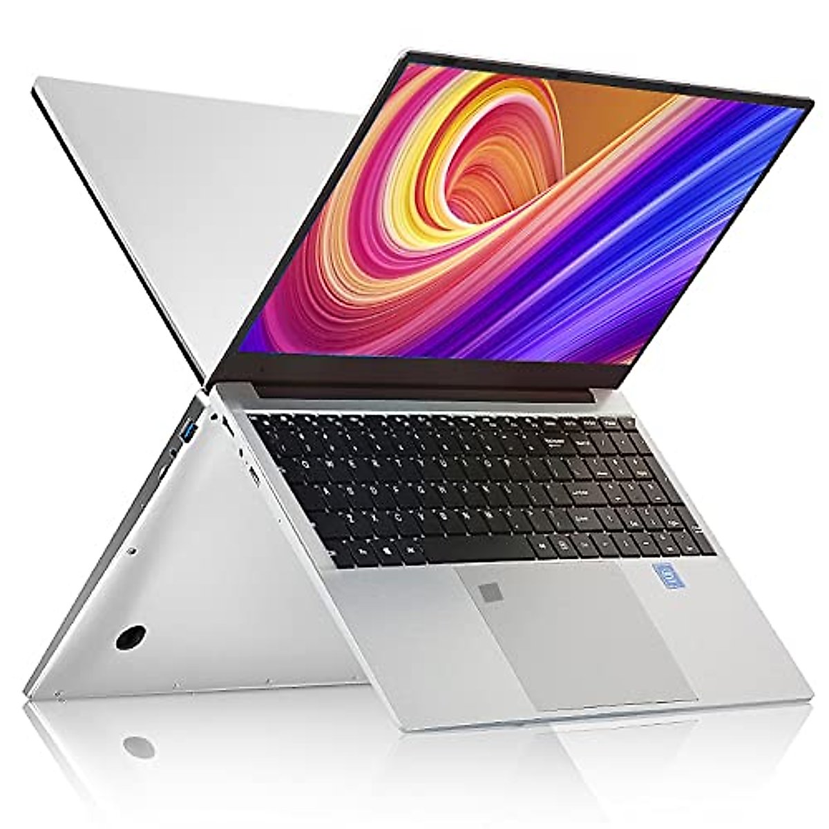 iSTYLE Laptop for Business and Student, T15 15.6" Thin and Light Laptops Computer 1 Year Office 365, Windows 10, Intel CPU, 12GB RAM, 256GB SSD, Backlit Keyboard, Fingerprint, HDMI, Dual Band WiFi