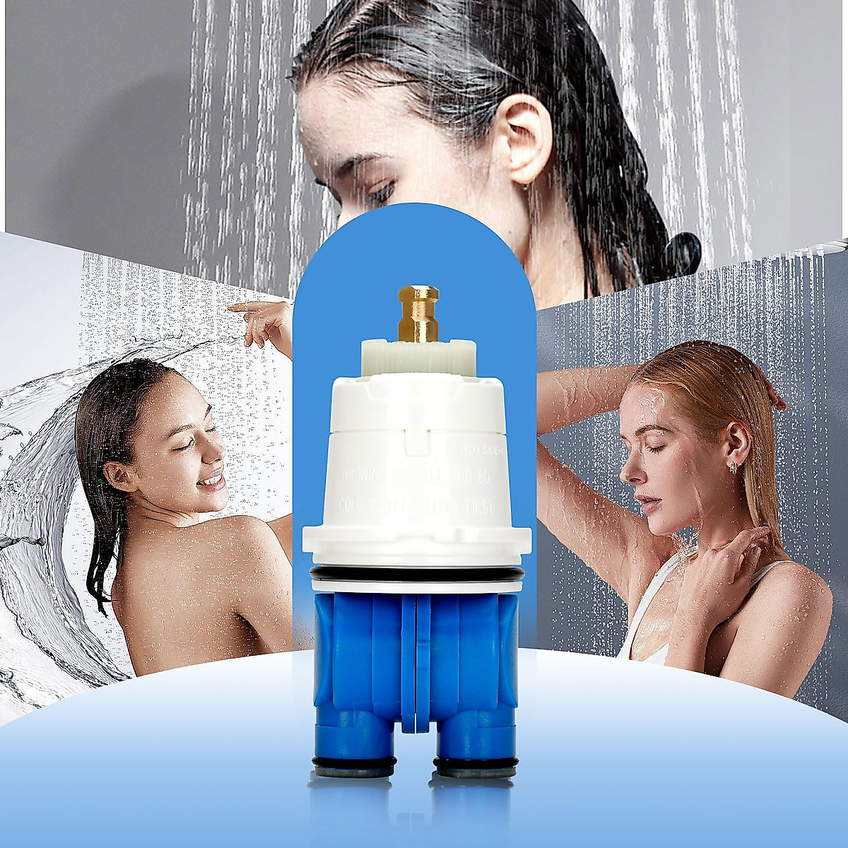 RP19804 Shower Cartridge Compatible with Delta Faucet 1300/1400 Series Tub and Shower Valves, RP19804 Cartridge Replacement Fits Select Monitor Valves 1993-2007 (2 PCS)