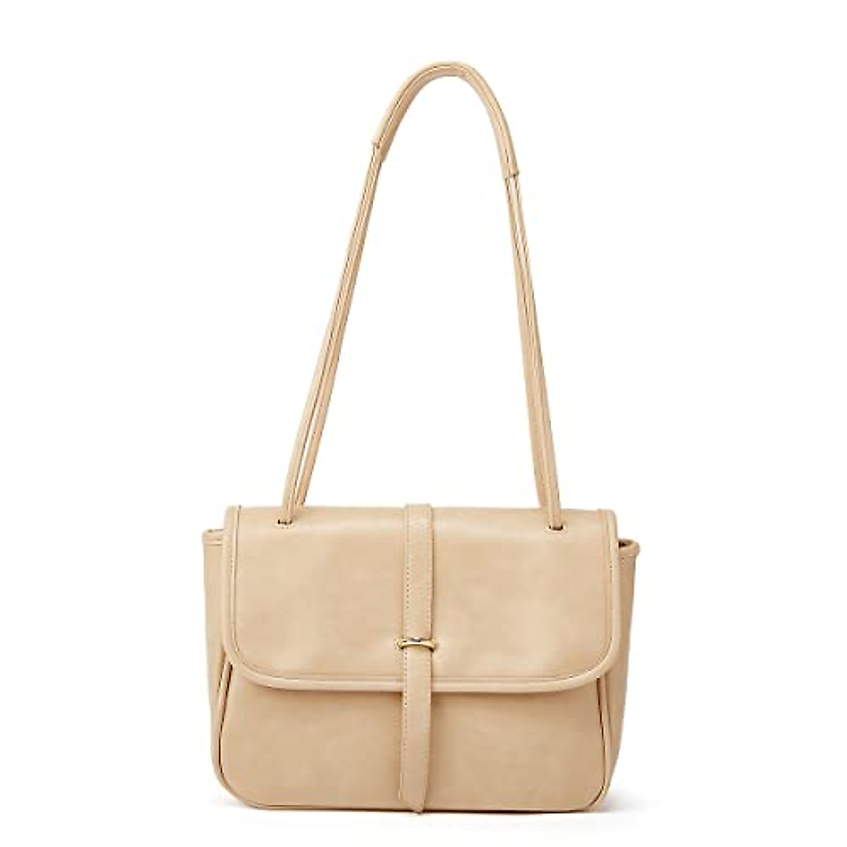 Ashioup Tote Shoulder Bags Large Concealed Carry Purses and Handbags PU Leather Hobo Crossbody Bags for Women (apricot)