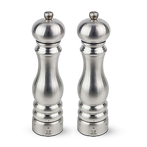 Peugeot Paris Chef u'Select Stainless Steel 9" Pepper & Salt Mill Set