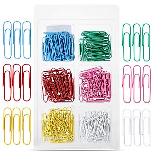 Mr. Pen- Paper Clips, 2 Inch, 240 Pack, Large Colored Paper Clips, Colored Paper Clip, Clip, Paperclips, Paper Clip, Office Supplies, Clips for Paperwork, Paper Clips for Office, Paper Clips Large