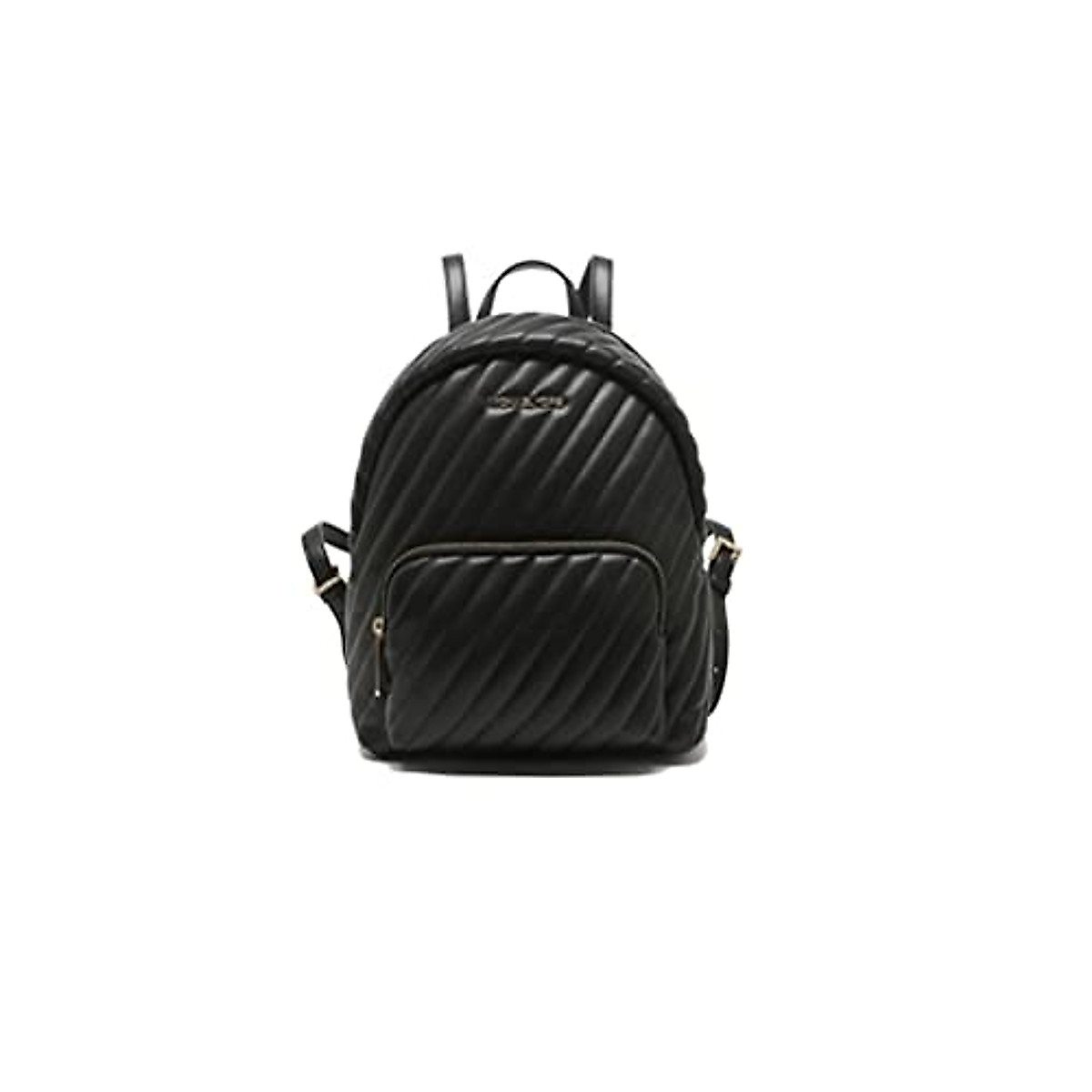 Michael Kors Erin Medium Quilted Women's Backpack (Black / Gold)