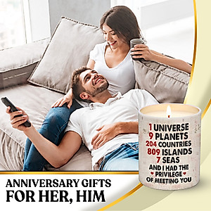 Valentines Day Gifts for Her, Wife, Girlfriend - Gift for Her Anniversary, Gifts for Wife, Gifts for Girlfriend - Wife, Girlfriend Gifts - I Love You Gifts for Her Romantic Lavender Candle 10Oz