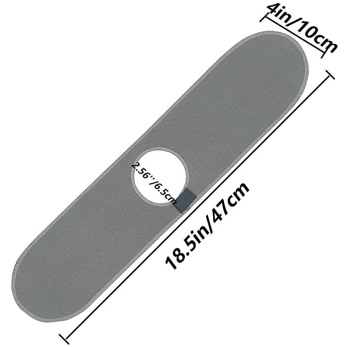 Kitchen Faucet Absorbent Mat,Sink Splash Guard, Water Drying Pads Behind Faucet for Kitchen, Bathroom, RV, Water Stains Preventer (18X3.9)