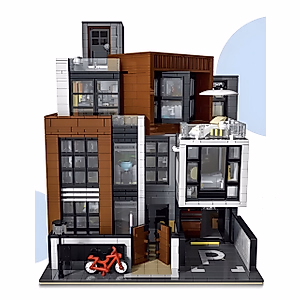 General Jim's Modern Cubist Villa Modular City Building Blocks MOC Bricks Set | Compatible with Lego City Sets and Other Major Brands