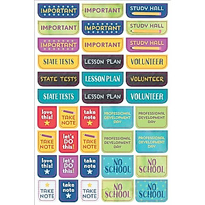 Essentials Teacher Planner Stickers (Set of 400 Stickers)