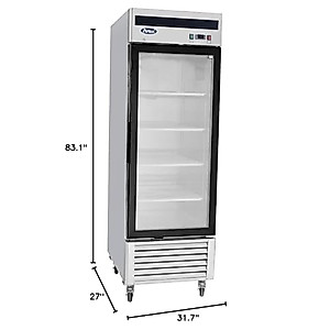 COMMERCIAL 1 GLASS DOOR FREEZER