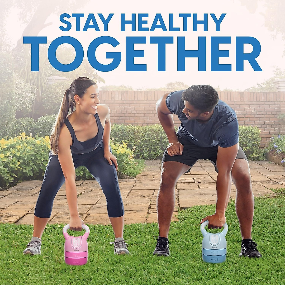 Yes4All Adjustable 12LB Kettlebell Set - Ideal for Home Gym Weight Training