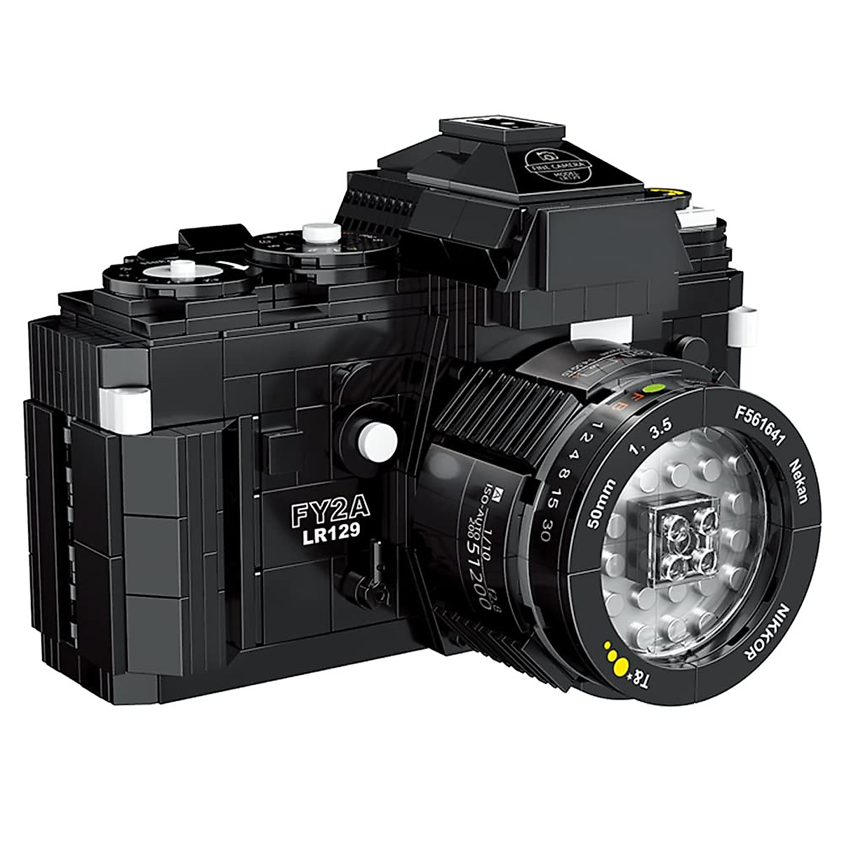 NC Uvini Building Blocks Camera, DIY STEM Toys, Building Construction Brick Set Best Gift for Adult, Teens, Collectible Model Digital Camera to Build 627pcs