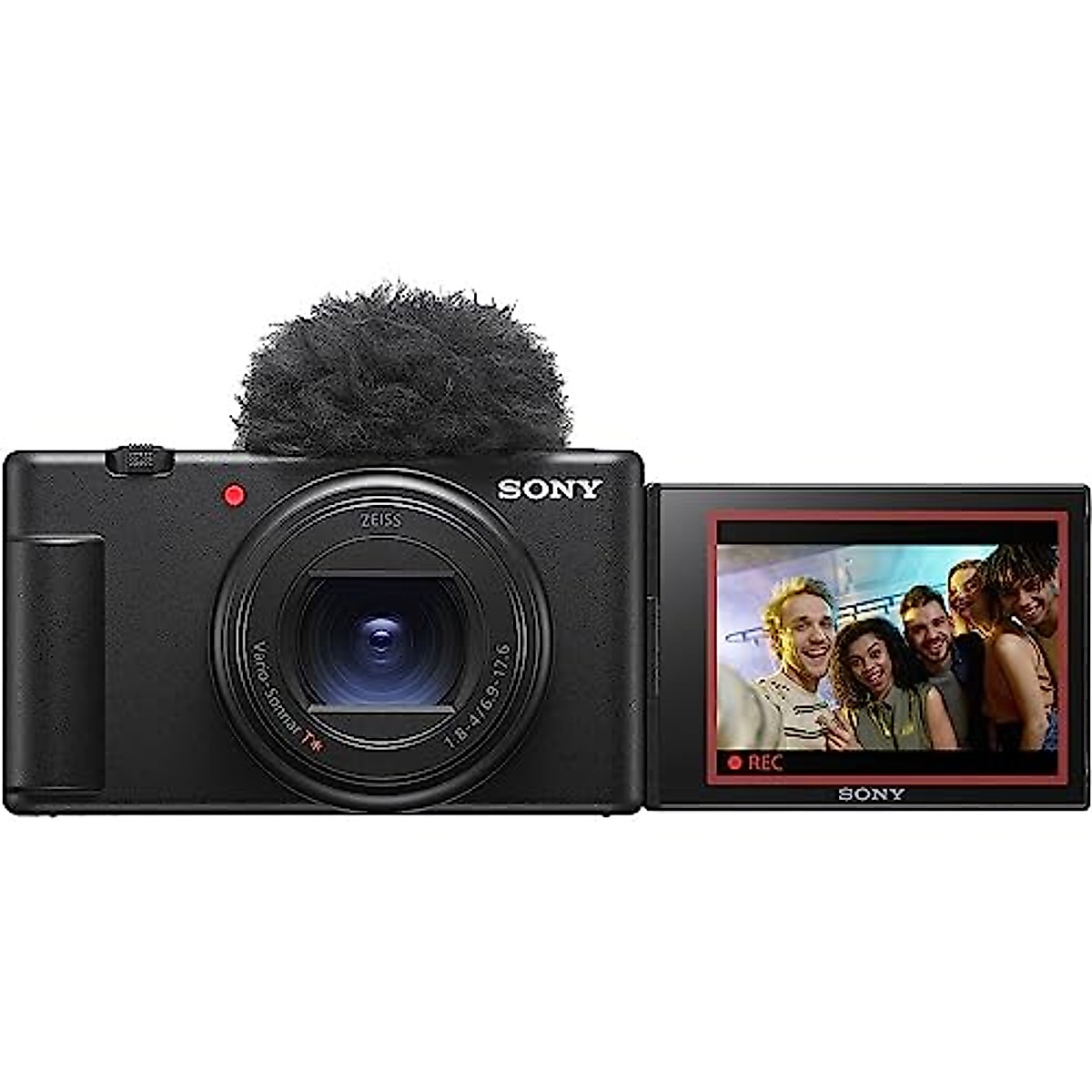 Sony ZV-1 II Digital Camera | Black Bundled with Sony Vlogger Accessory Kit + NP-BX1 Battery + Battery Charger + Microfiber Cleaning Cloth + Camera Cleaning Kit (6 Items)