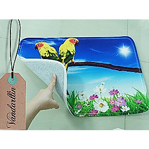 Vandarllin Western Texas Star Bathroom Set Shower Curtain with Bath Mats Rugs