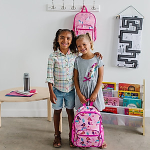 Wildkin Day2Day Kids Backpack for Boys and Girls, Measures 14.5 x 10.75 x 3.75 Inches Backpack for Kids, Ideal Size for School and Travel Backpacks (Firefighters)