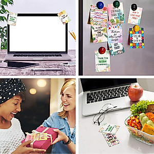 100 Motivational Quote Cards for Employees Mini Unique Inspirational Appreciation Cards Christmas Cards for Coworkers Business Staff Gratitude Encouragement Kindness Cards Christmas Lunch Box Notes