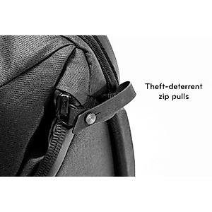 Peak Design Everyday Backpack V2 20L Black, Camera Bag, Laptop Backpack with Tablet Sleeves (BEDB-20-BK-2)