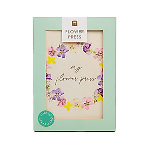 Talking Tables Wooden Flower Press Kit for Art and Crafts Supplies or Card Decorations | Preserve a Special Memory | Creative Gifts for Her, Kids, Adults,Purple