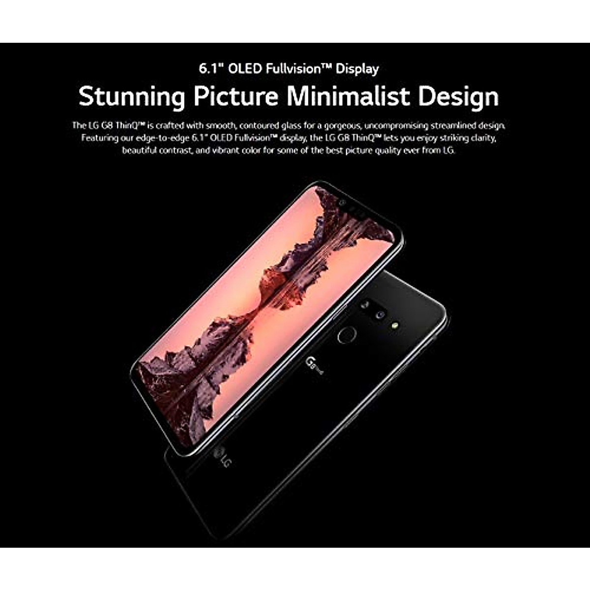 LG G8 ThinQ LMG820TM 4G LTE, 128GB Carmine Red - T-Mobile Unlocked