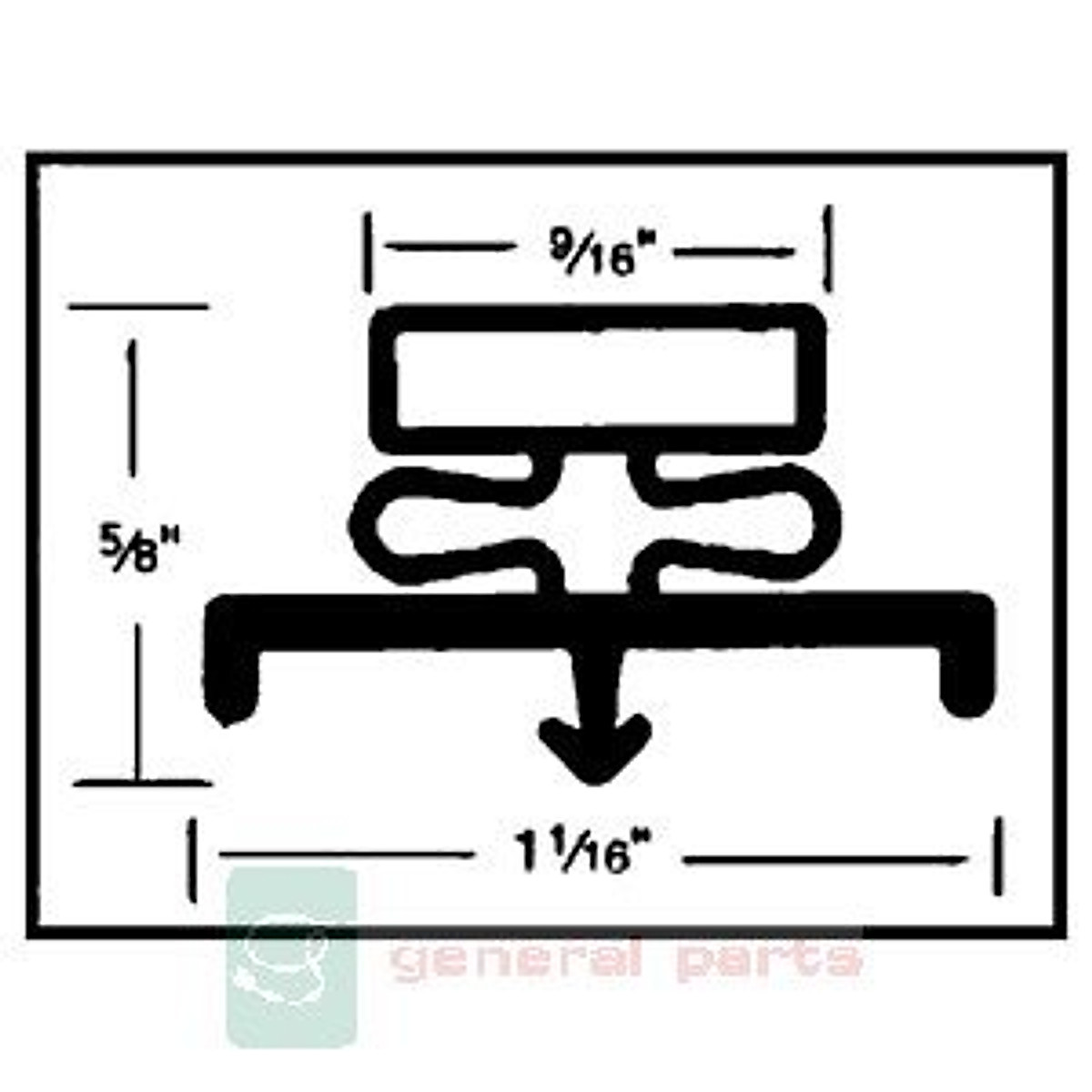Traulsen 341-16473-00 GSKT SNAP 32L 29.25 X 67.44