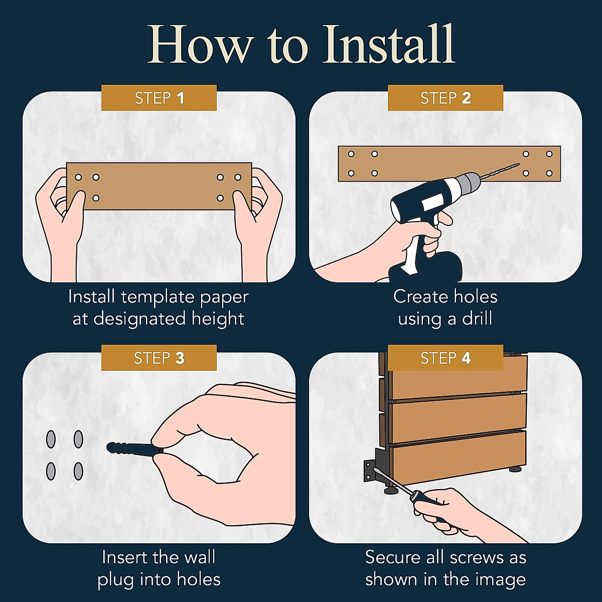 Unique America Folding Shower Seat Wall Mounted, Teak Folding Shower Bench, Fold Down Shower Seat & Foldable Shower Seat, Foldable Shower Bench, Fold Up Shower Chair, Folding Teak Shower Seat 16"