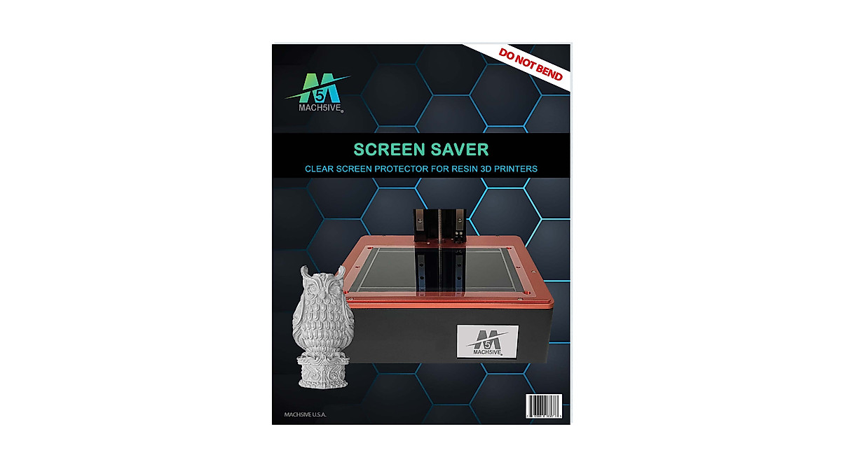 Mach5ive Screen Saver for Resin 3D Printers - Protect Your Screen