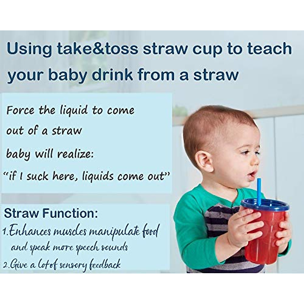 Tegion Mini Short Pinch Test Passed 5.5" Replacement Reusable Toddlers& Kids&Baby Silicone Small Straws for The First Years Take & Toss Spill Proof Straw Cup-Safe Fun for Baby Teething Chewing