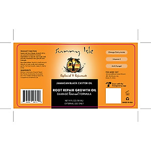 Sunny Isle Jamaican Black Castor Oil Extreme Hydrating Shampoo and Conditioner, Root Repair Oil Bundle | Hair Growth, Damaged Hair Repair