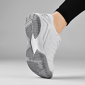 Lamincoa Womens Pickleball Tennis Shoes Lightweight Court Sneakers for Athletic Training Racketball Squash Volleyball White Size 9