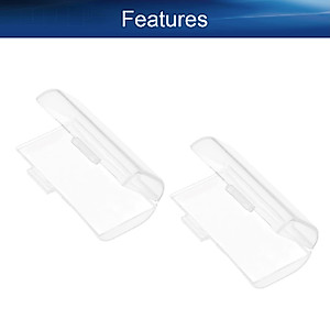 Bettomshin 5Pcs AAA Battery Storage Case Holder, 2 Capacity Battery Organizer Storage Box for AAA, Clear