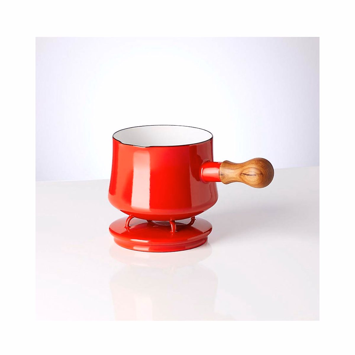 DANSK Red Kobenstyle Chili 1 Qt. Saucepan, 2.35 LB