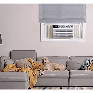 Energy Star 18,000 BTU 230V Window-Mounted Air Conditioner with Heat for Rooms up to 1,000 Sq. Ft. and Dehumidifier up to 4.75 pints/hour with Remote Control, LCD Display, and 24H Timer