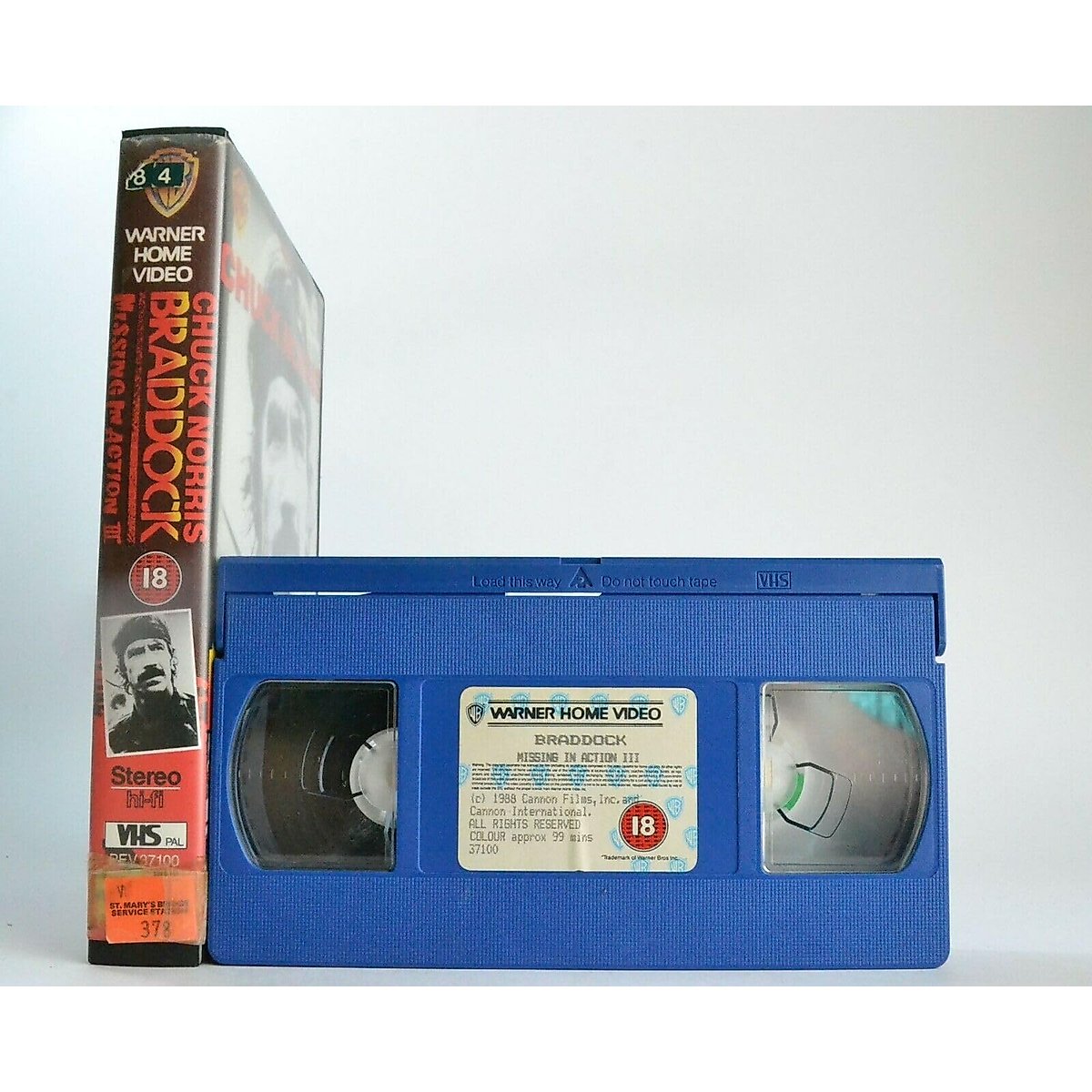 Braddock: Missing in Action 3 (1988) - Action/Adventure - Chuck Norris - Pal VHS