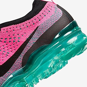 Nike Air Vapormax 2023 Flyknit Women's Running Shoes (Clear Jade/Pink Blast/White/Black FN7182-335, US Footwear Size System, Adult, Women, Numeric, Medium, 10)