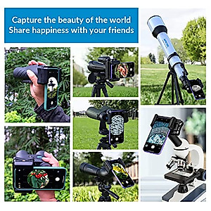 APEXEL Telescope Phone Adapter, One-Piece Smartphone Binocular Adapter for Android/iPhone, Compatible with Telescope, Monocular, Binocular, Microscope, Spotting Scope, Outdoor, Photography for Gift.