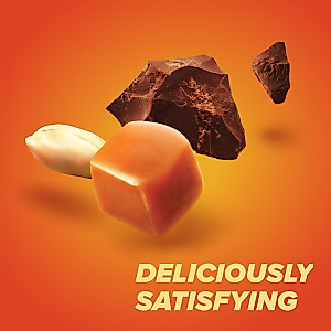 Pure Protein Candy Bar Bites, Chocolate Peanut Caramel, 5g Protein, Gluten Free, Low Sugar, 0.70 oz., 8 Pack (Packaging May Vary)