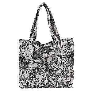 Vintage Women Forest Canvas Shoulder Tote Bag Casual Large Capacity Handbags